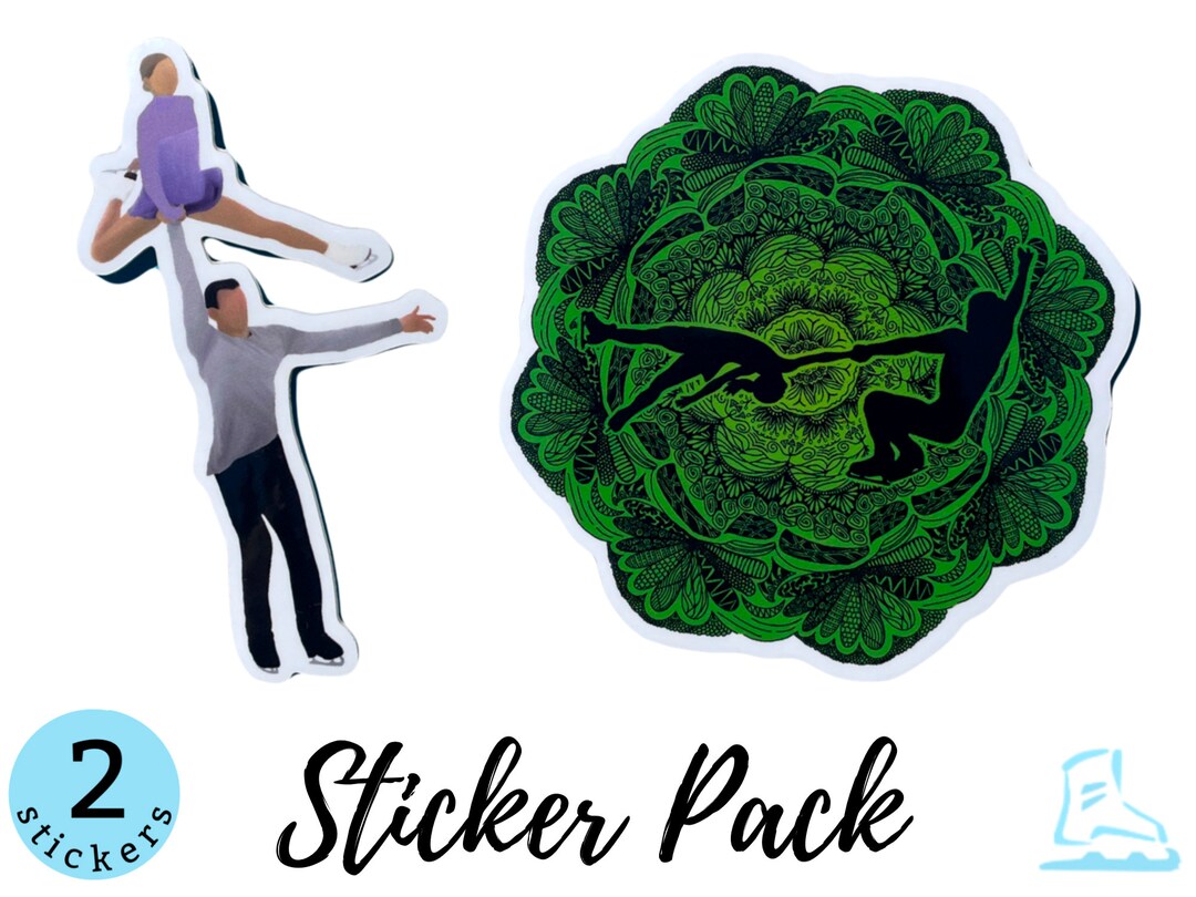 Pairs Figure Skating Sticker Pack | Figure Skating Stickers | Figure ...