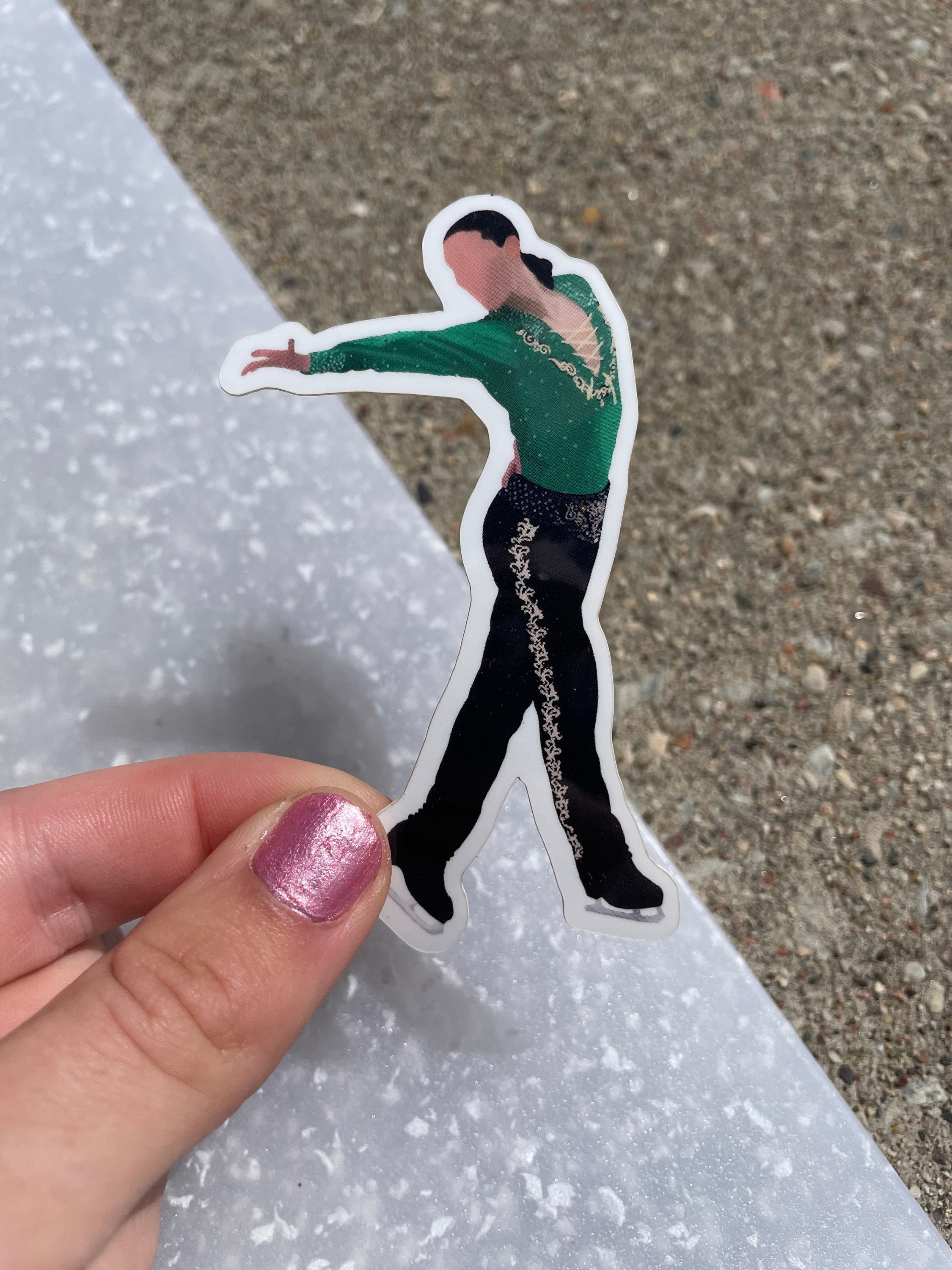 Mens Figure Skating Sticker Pack | Figure Skating Stickers | Figure ...
