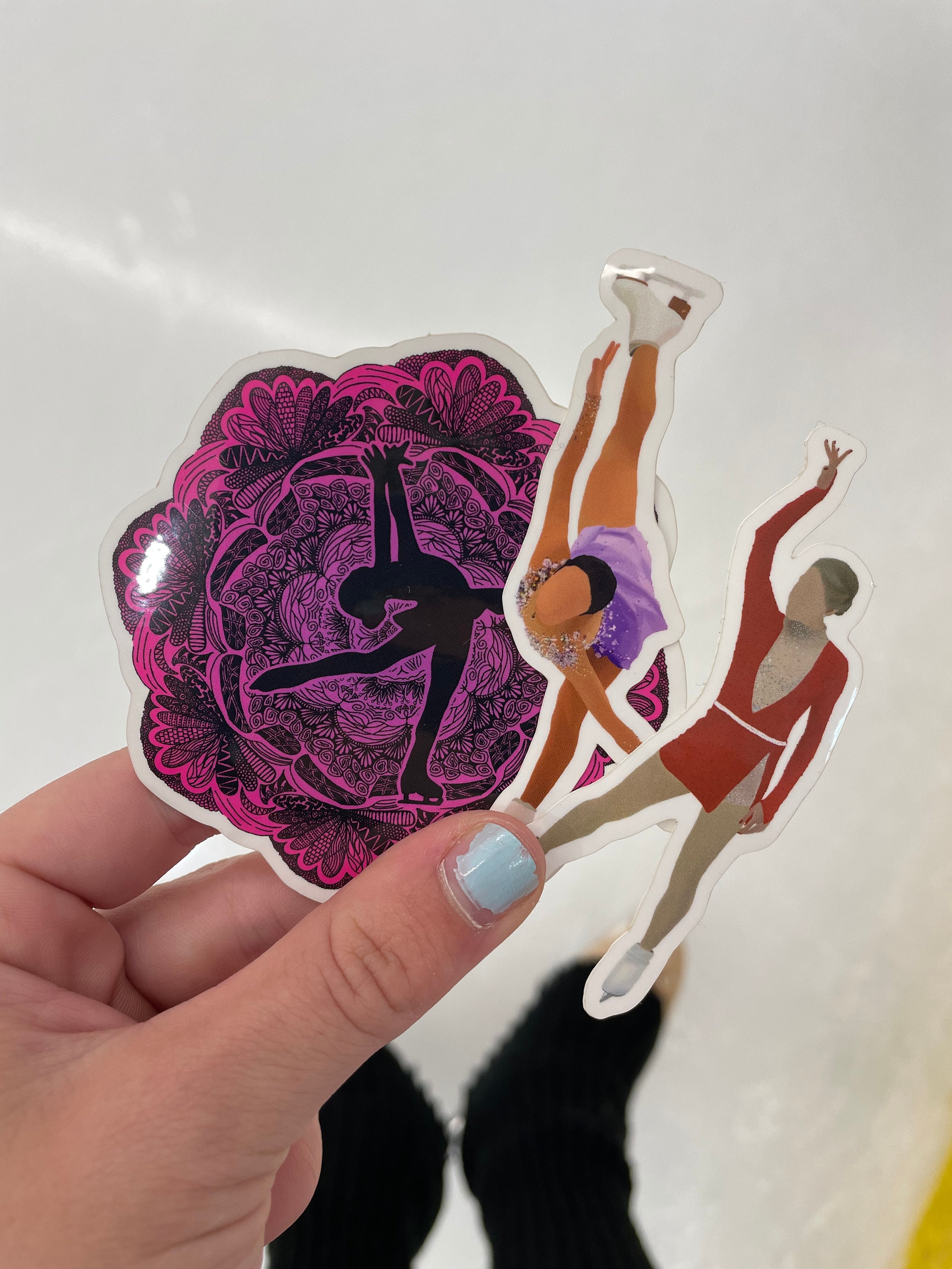 Ladies Figure Skating Sticker Pack Figure Skating Stickers Figure ...