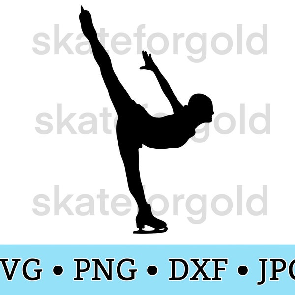 Figure Skating Svg - Etsy