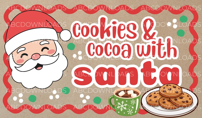 Editable Christmas Banner Template - Etsy