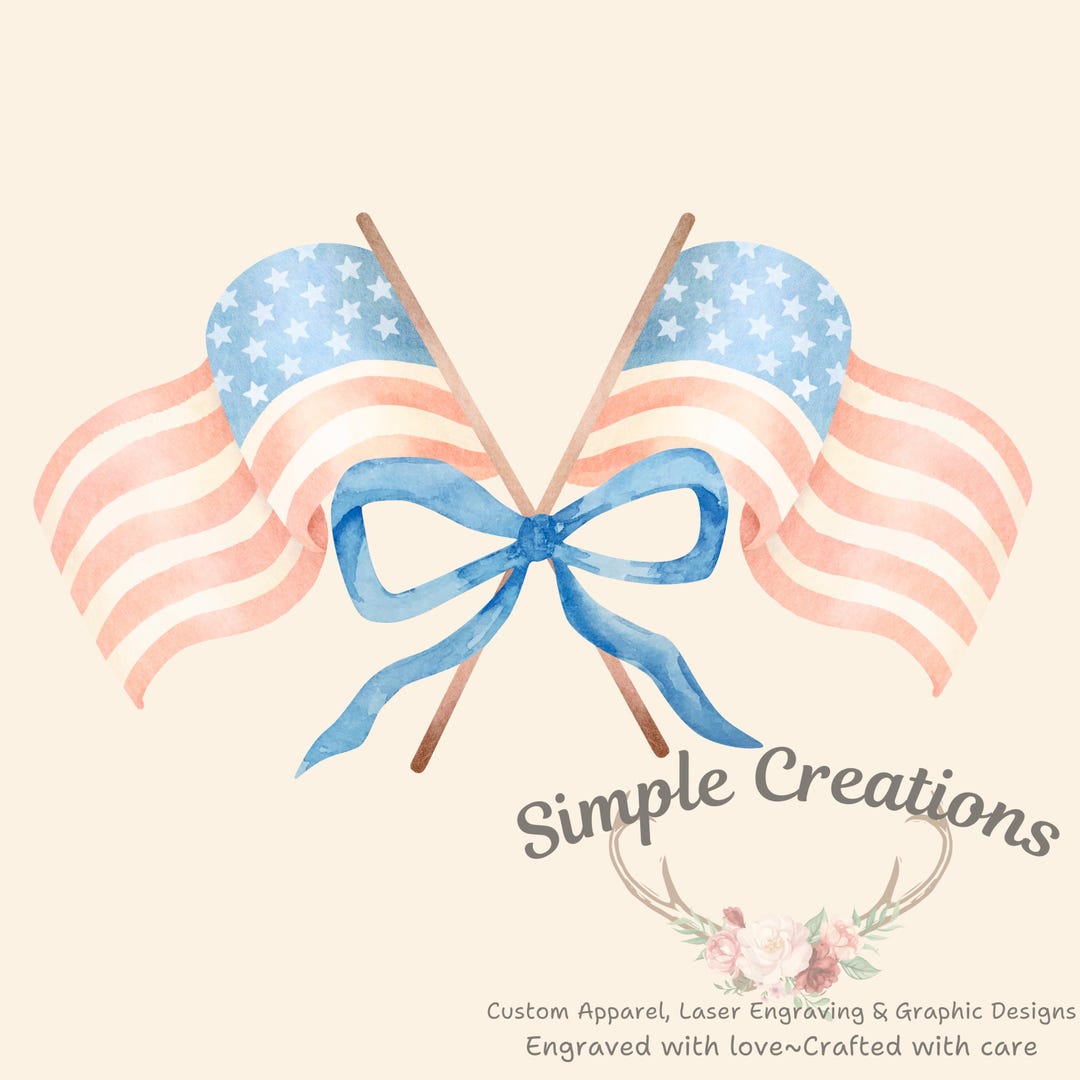4th of July Png Design, USA Flag Png, Sublimation Design Download ...