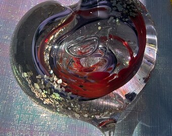 Concrete Geometric Heart Paperweight, Office Decor, Office Gift ...