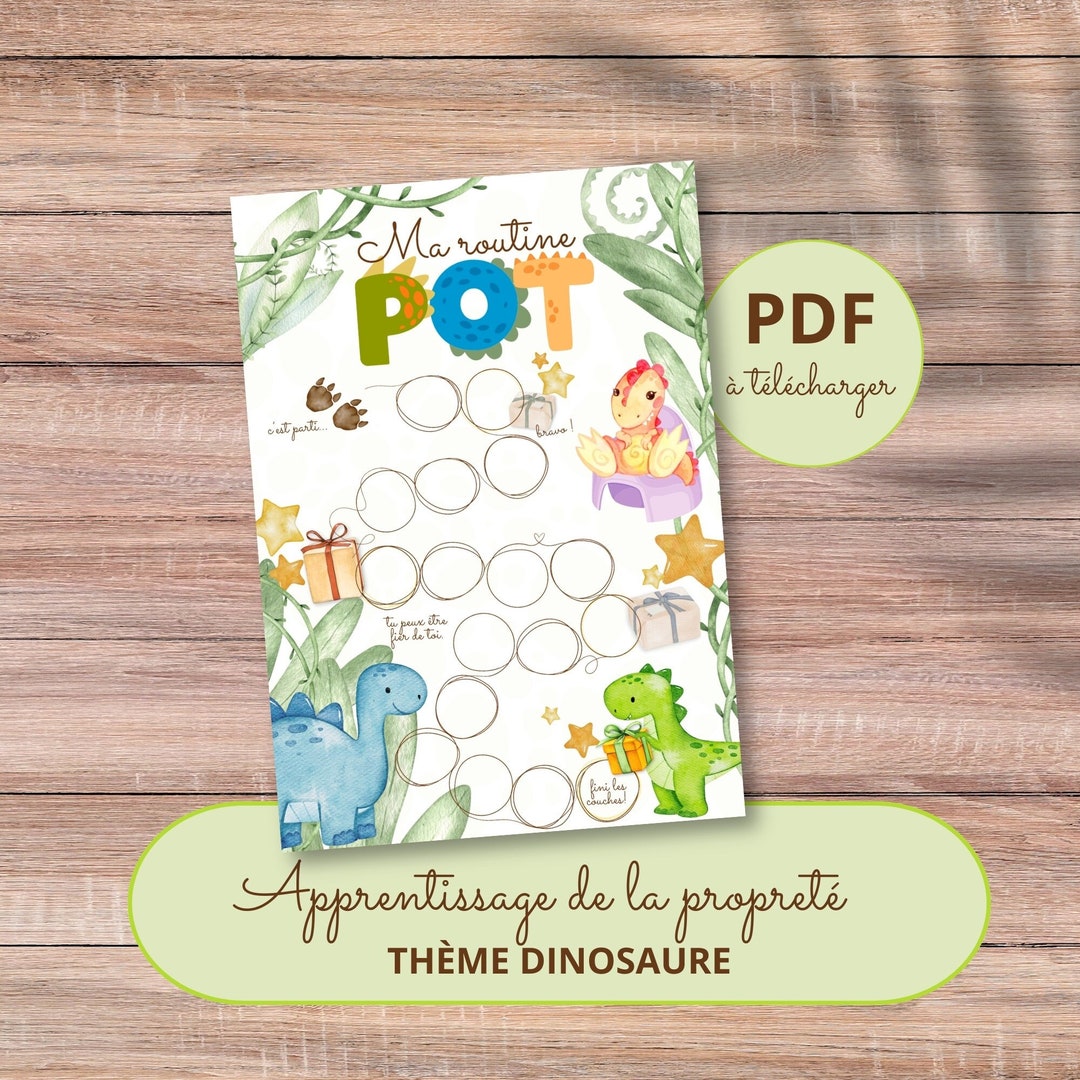 Children's Potty Routine • Potty Training Chart • Potty Training Reward ...