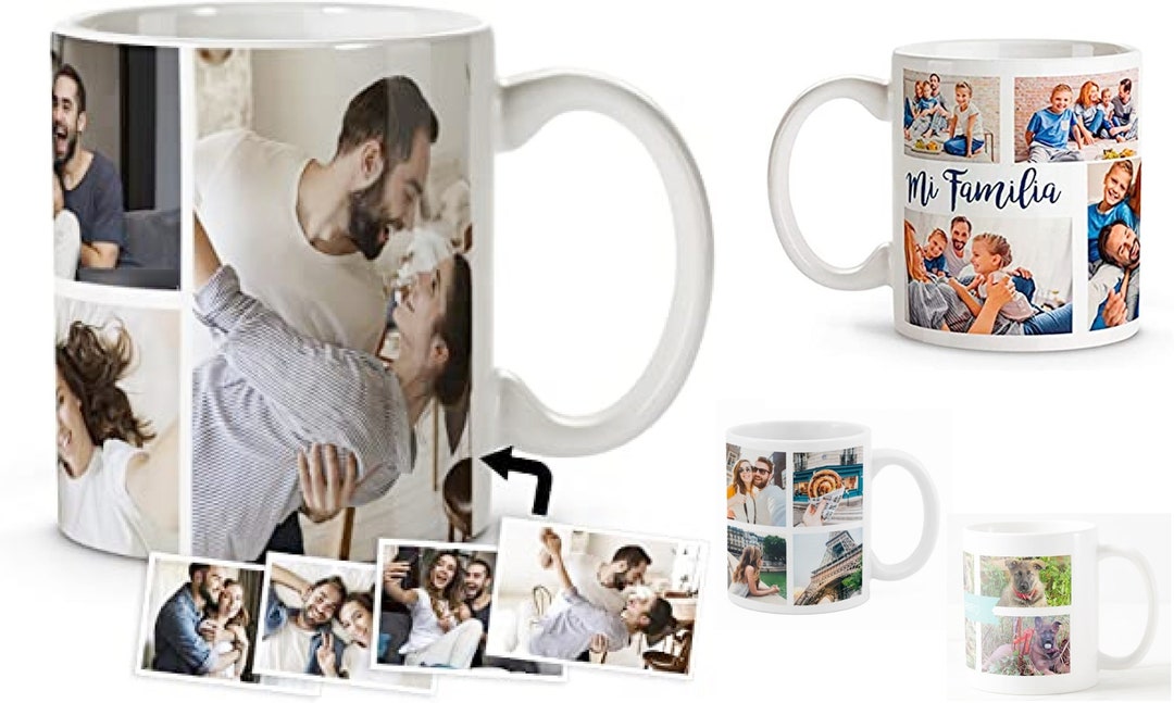 Photo Collage Mugs, Personalized Mugs, Mugs With Photos, Mugs With ...