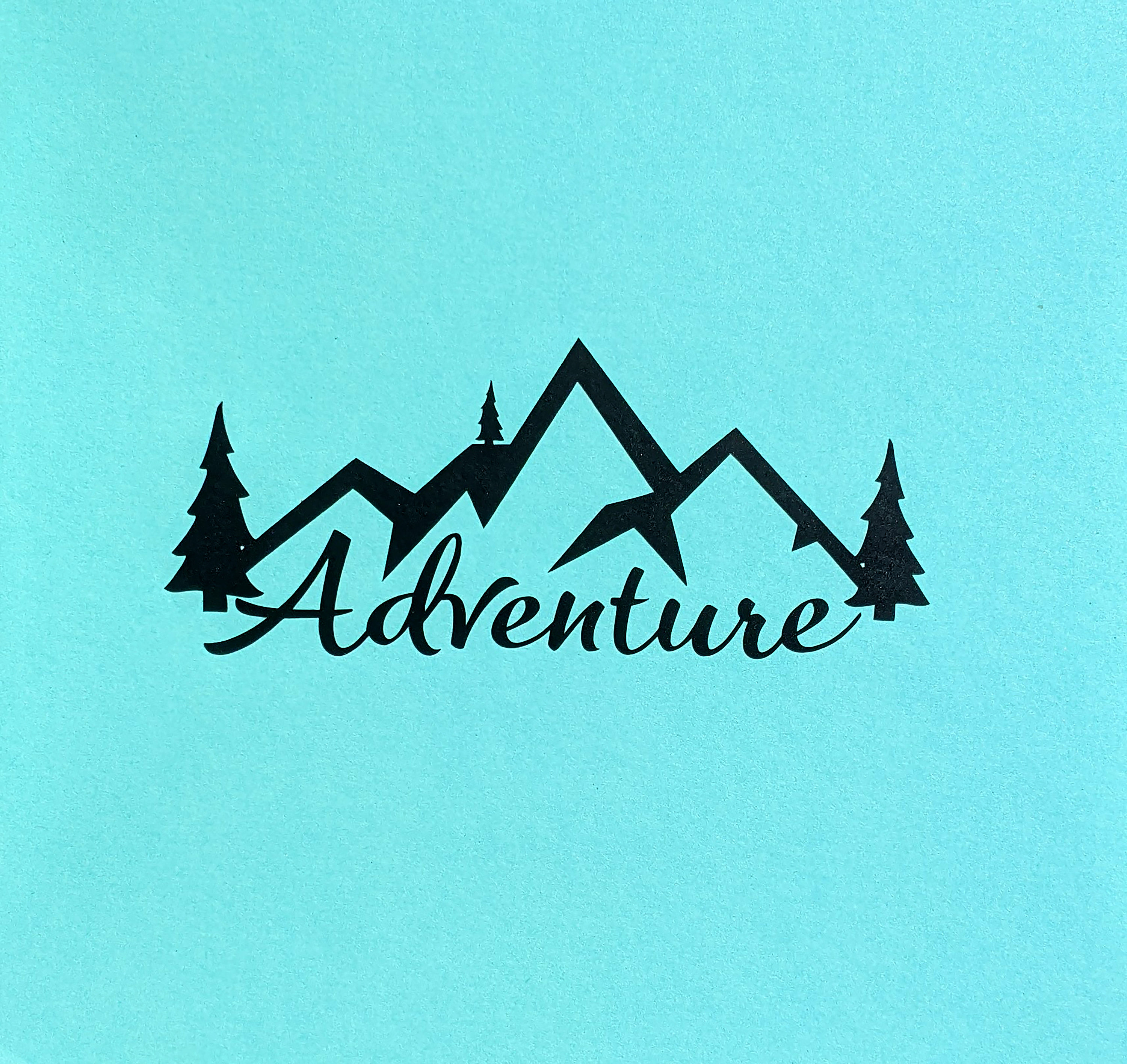 Black Vinyl Adventure Decal - Car Decal - Cup Decal - Permanent Vinyl ...
