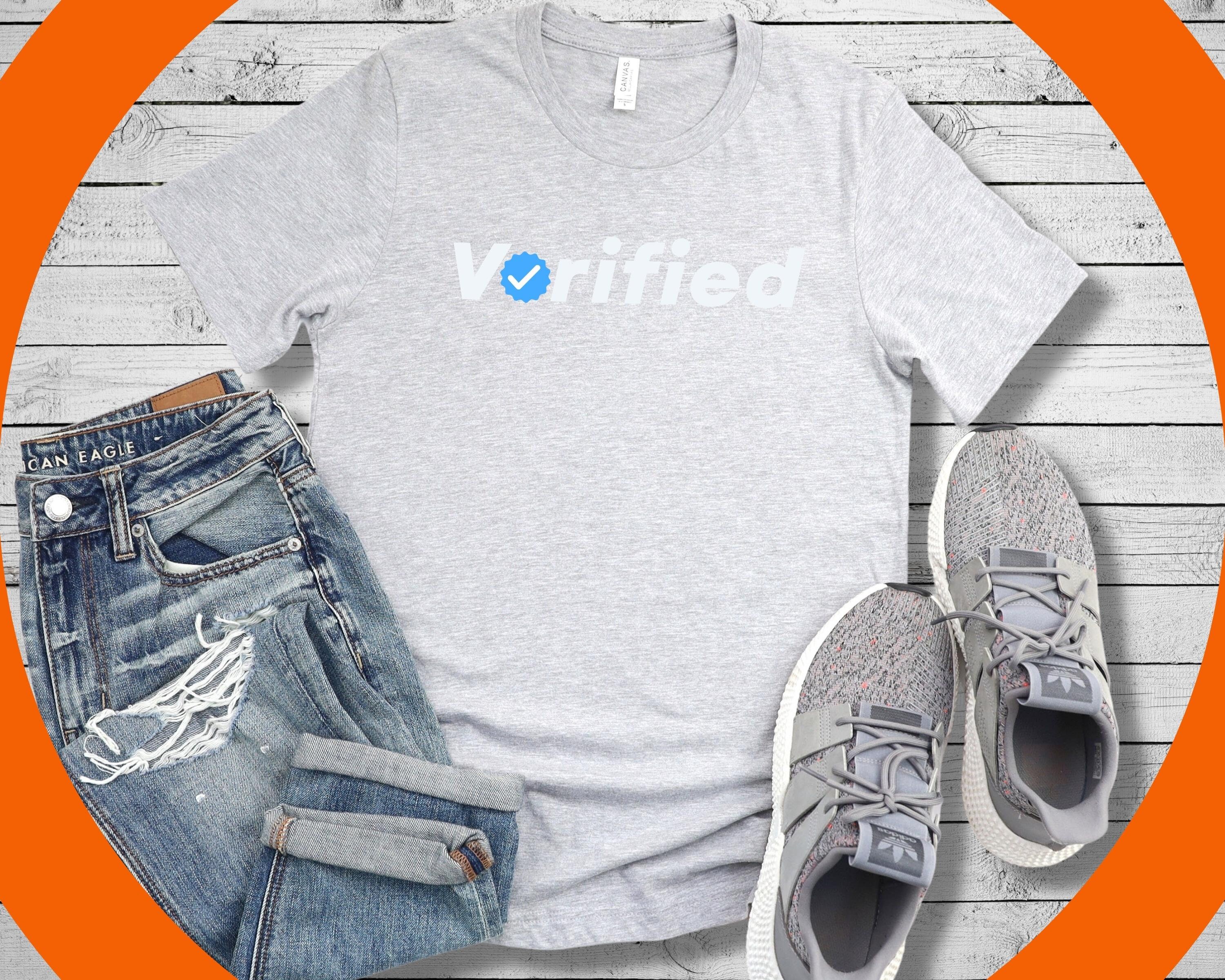 Verified Check Mark Twitter Shirt Verified Twitter T Shirt - Etsy
