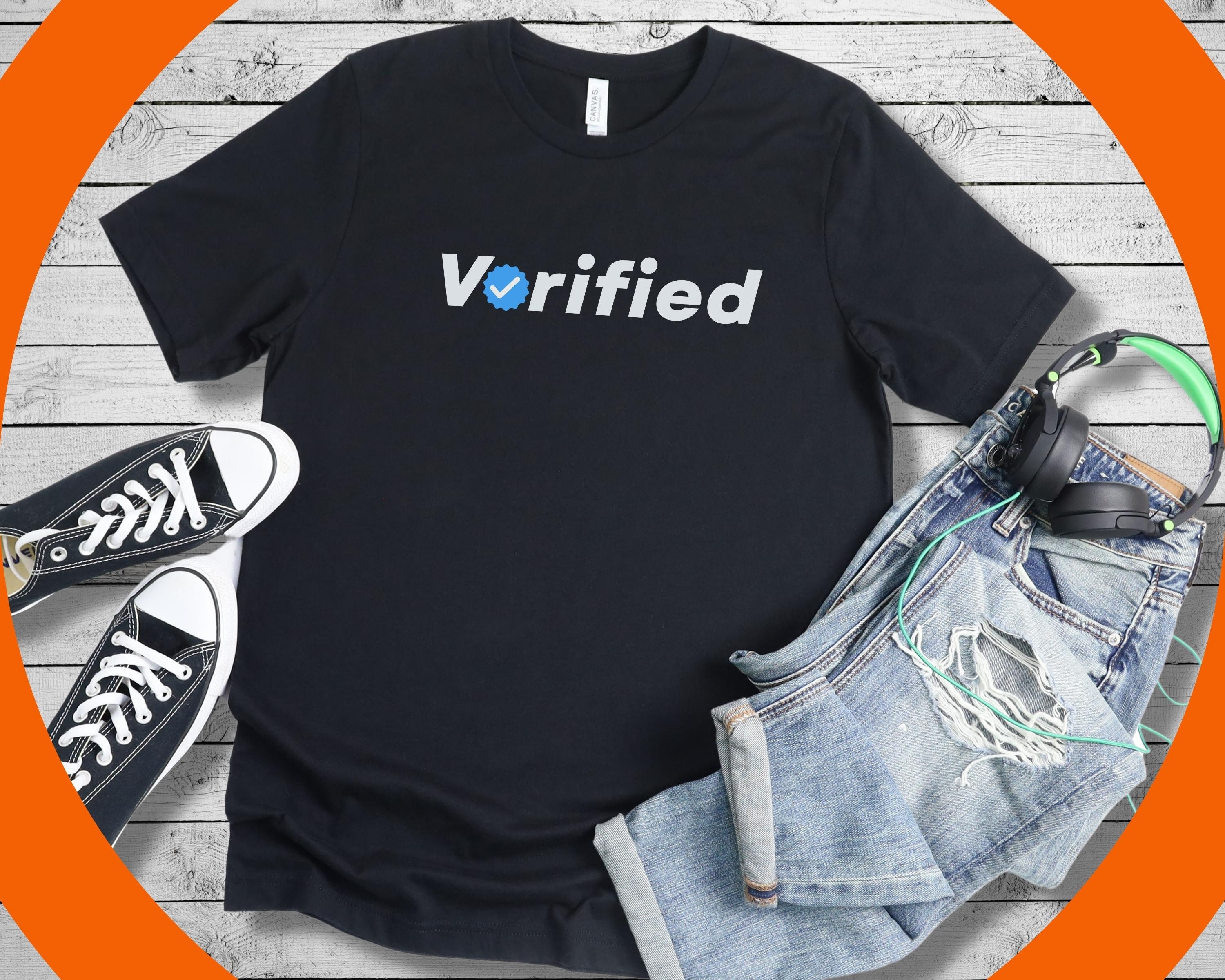 Verified Check Mark Twitter Shirt Verified Twitter T Shirt - Etsy