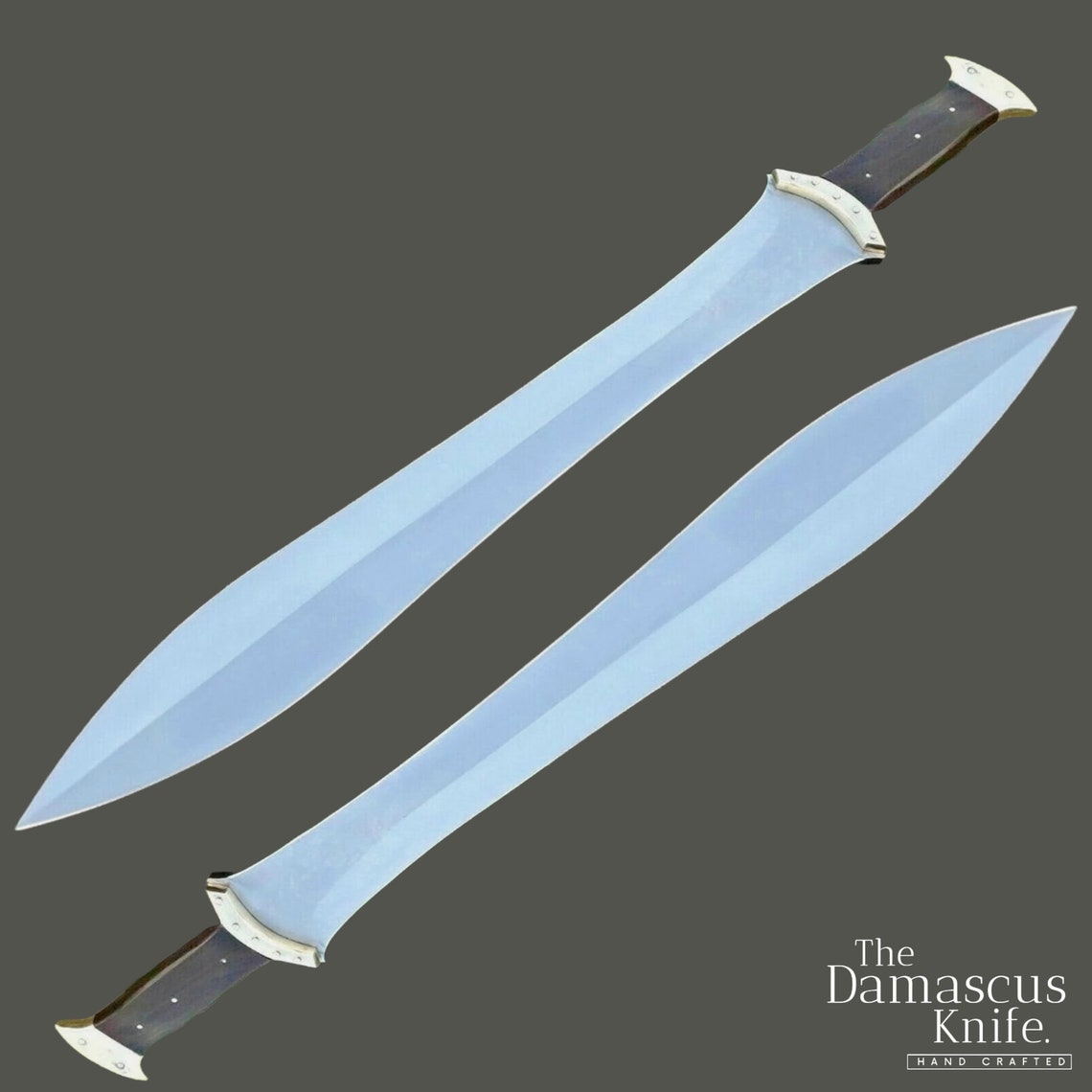 Roman Gladius Double Edged Handmade GREEK XIPHOS SWORD D2 Steel Full ...