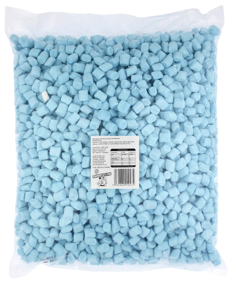 Plain White Mini Marshmallows RETRO SWEETS Party Bag HMC Certified ...