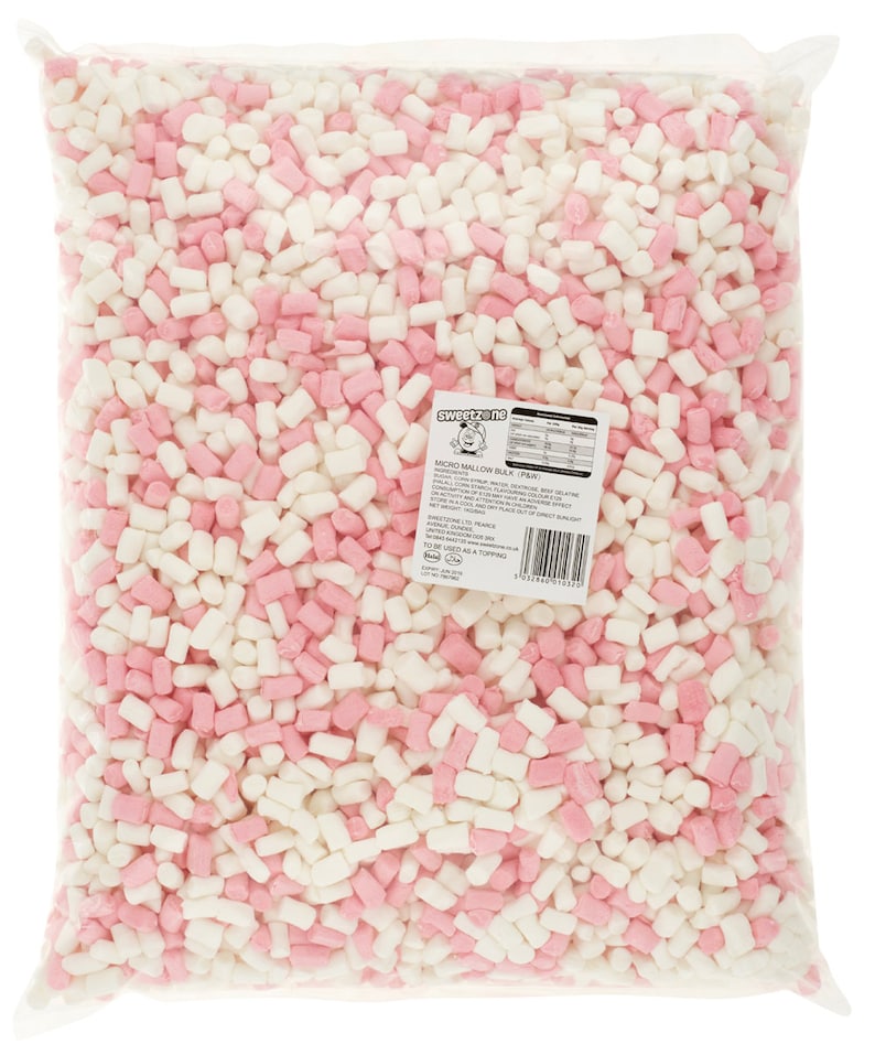 Plain White Mini Marshmallows RETRO SWEETS Party Bag HMC Certified ...