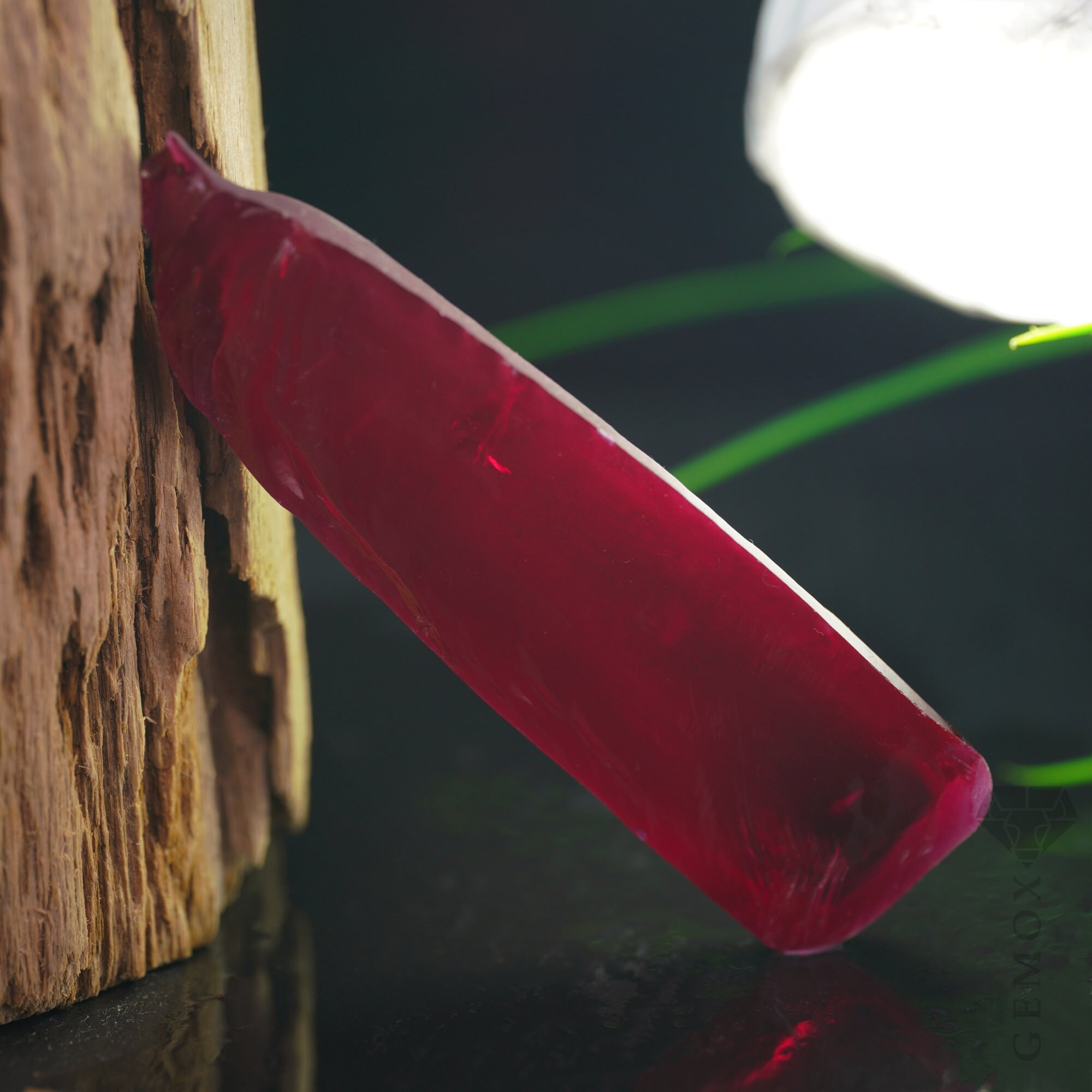 Buy Ruby 43g. Rough Crystal Boule Genuine Red Corundum Uncut Stone Raw ...