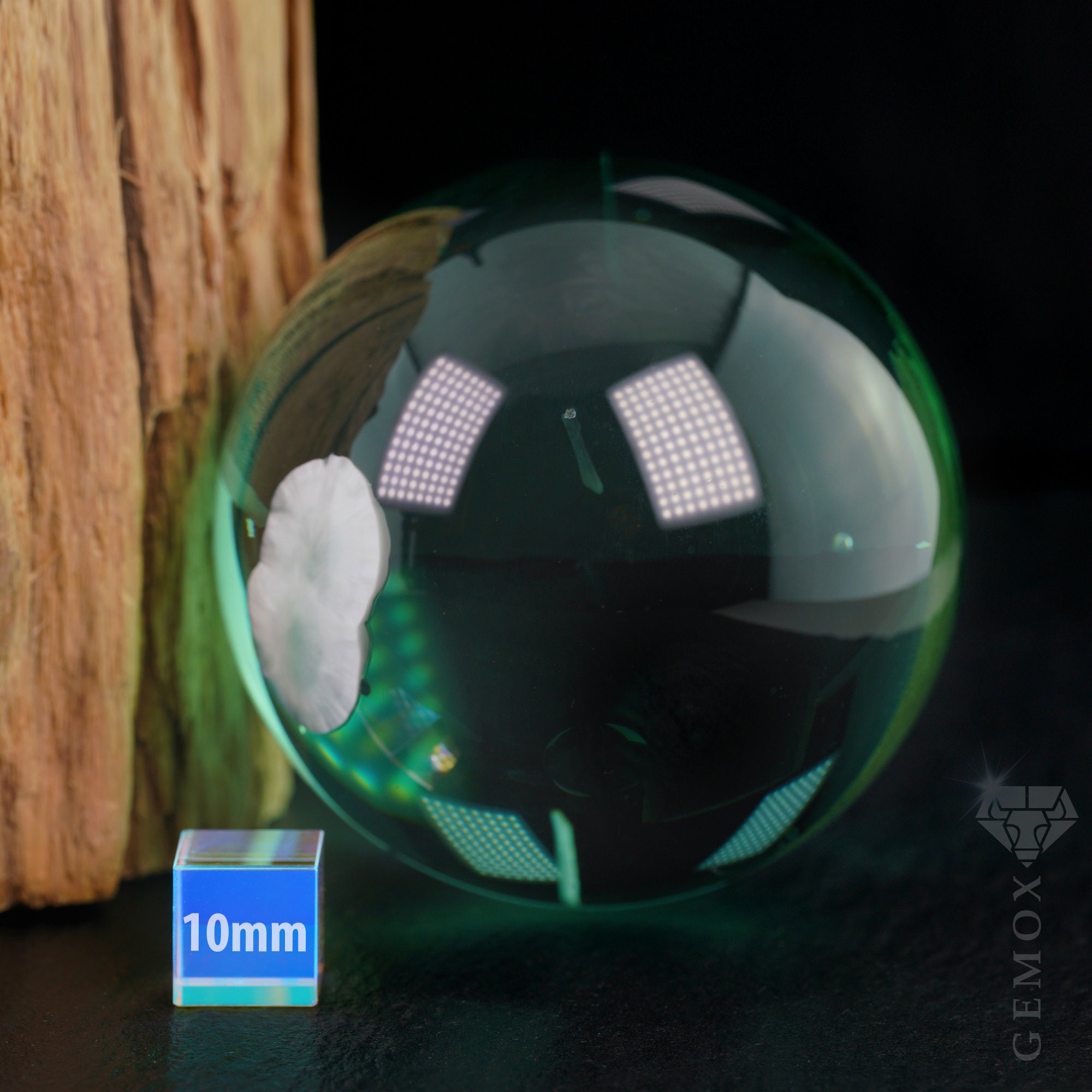 Andara Sphere 218g. Monatomic Crystal Rare Emerald Green Arcturian ...