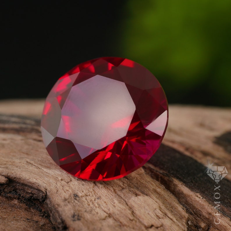 Rubí Corindón rojo genuino Piedra preciosa suelta facetada de alta ...