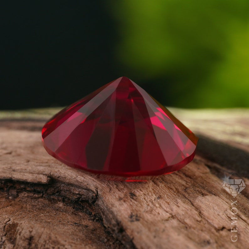 Rubí Corindón rojo genuino Piedra preciosa suelta facetada de alta ...