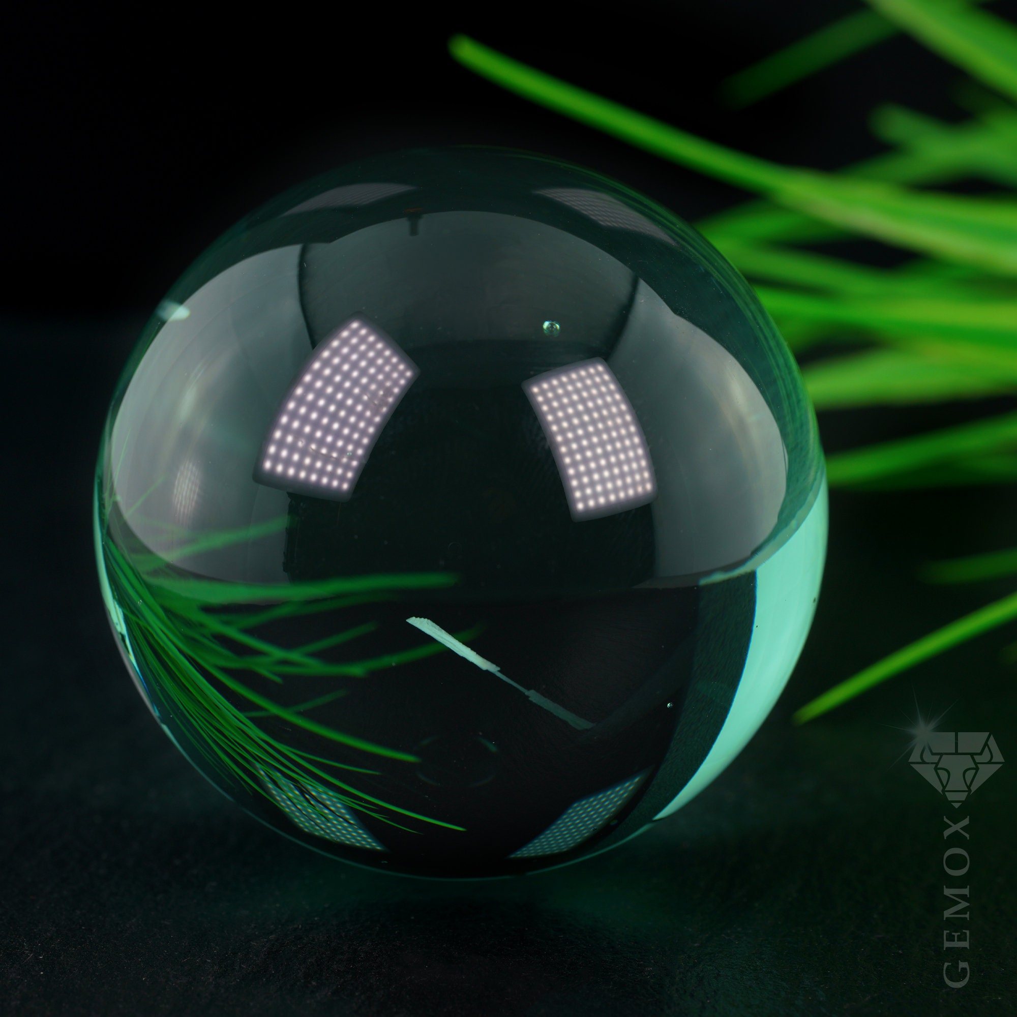 Andara Sphere 218g. Monatomic Crystal Rare Emerald Green Arcturian ...