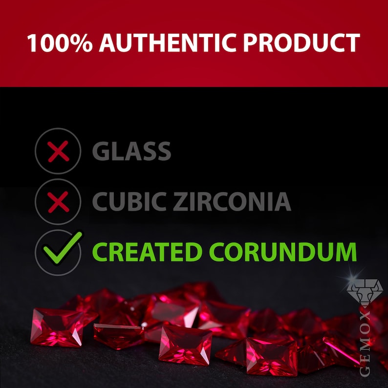 Ruby Genuine Red Corundum Top Quality Faceted Loose Gemstone - Etsy