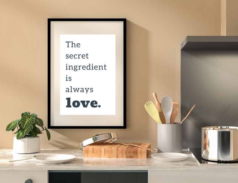 Printable Kitchen Signs Bundle Set of 2 Prints Dining Room - Etsy