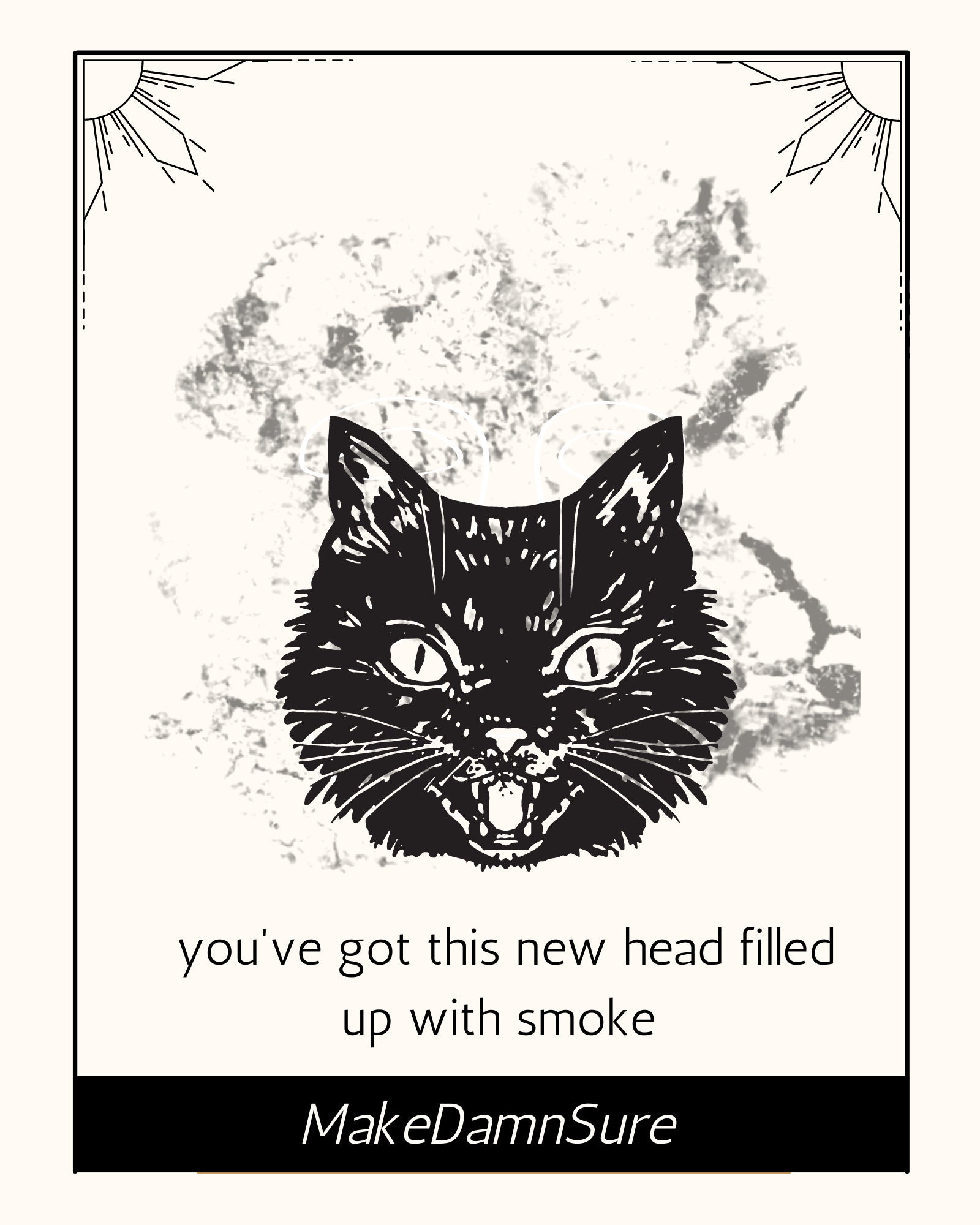 Taking Back Sunday Emo Tarot Digital Print Makedamnsure - Etsy