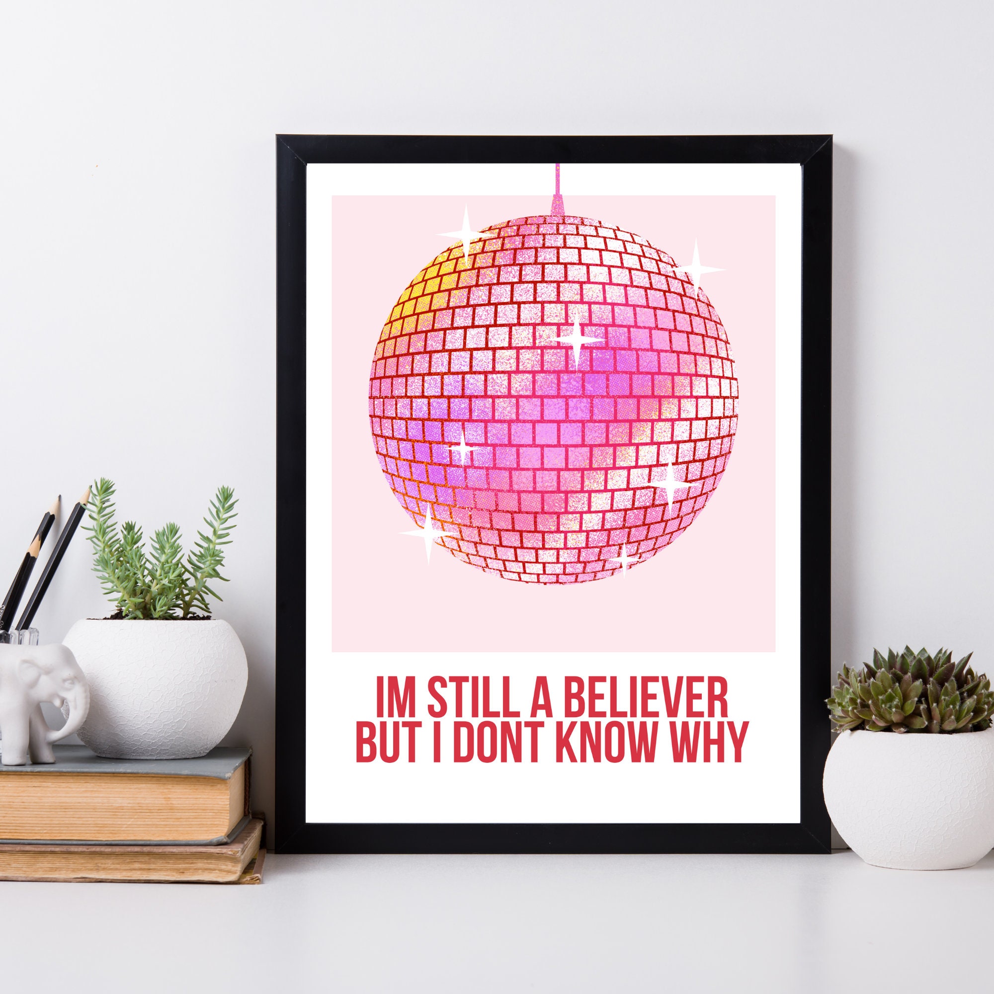 Mirrorball Disco Ball Taylor Swift Digital Print - Etsy