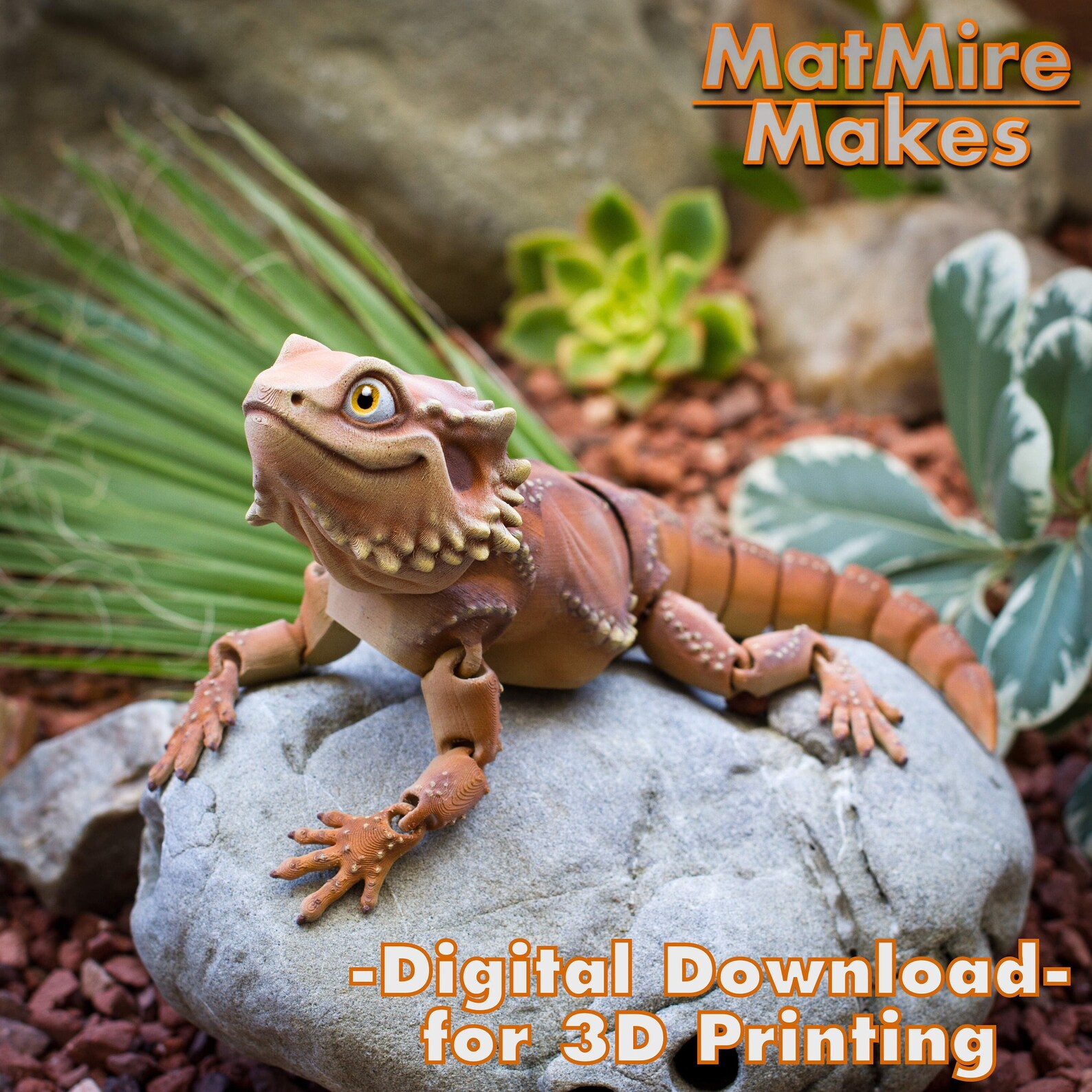 Bearded Dragon Digital .STL File for 3dprinting Articulated - Etsy Canada Bearded Dragon Digital .STL File for 3dprinting Articulated - Etsy Canada