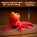 Leopard Gecko Digital .STL File for 3d Printing, Articulated Fidget ...