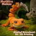 Leopard Gecko Digital .STL File for 3d Printing, Articulated Fidget ...