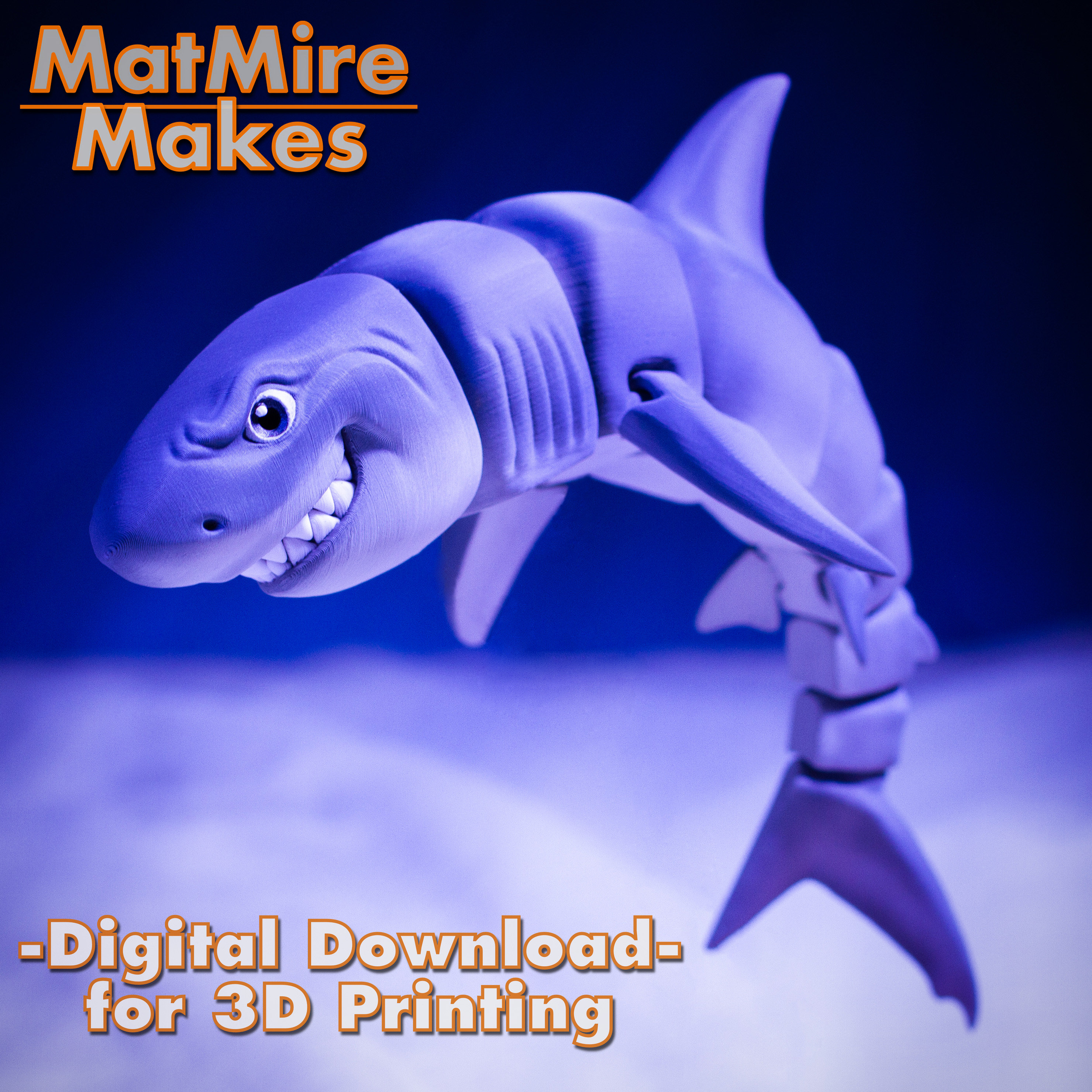 Great White Shark Digital .STL File for 3dprinting - Etsy Australia