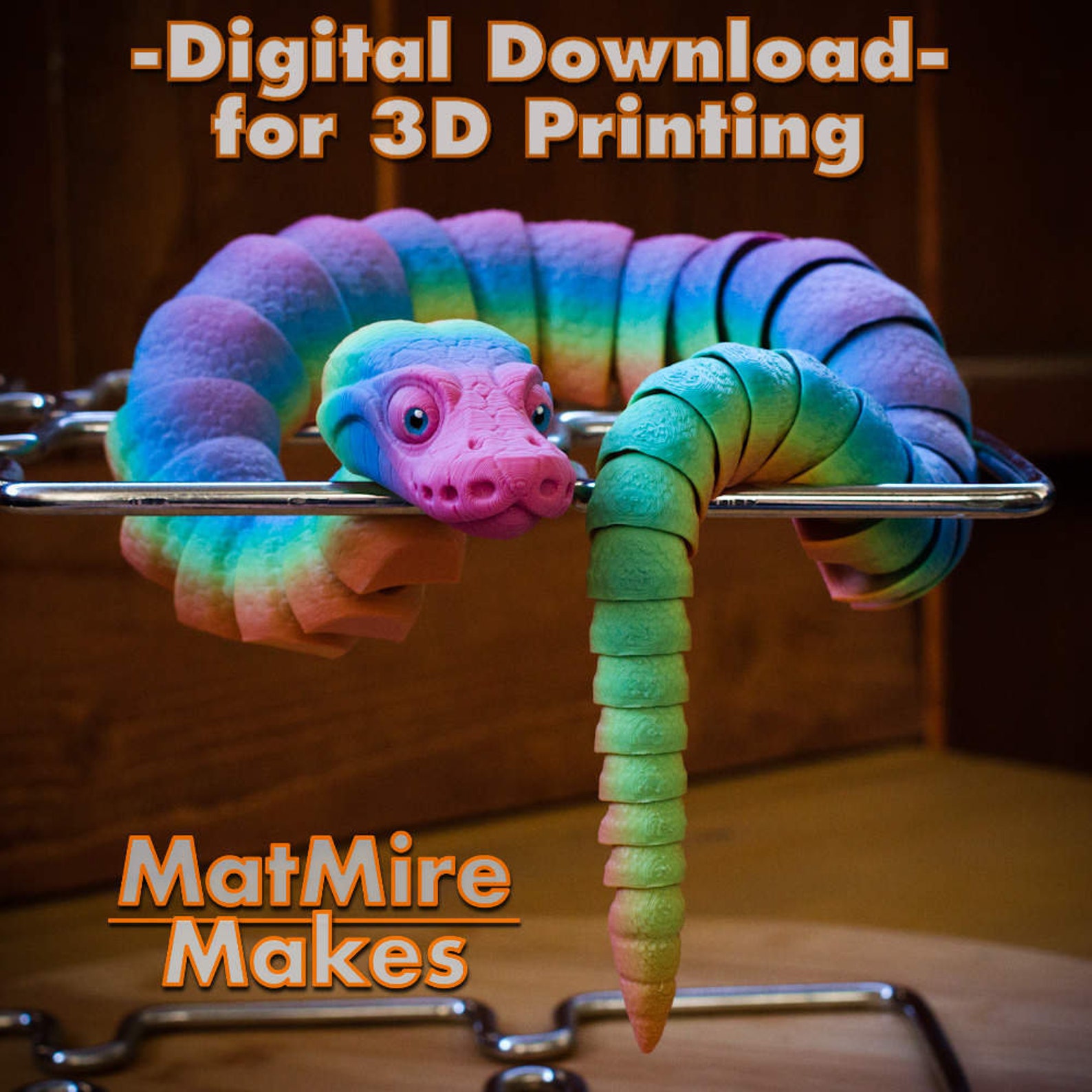 Ball Python Snake Digital .STL File for 3dprinting - Etsy