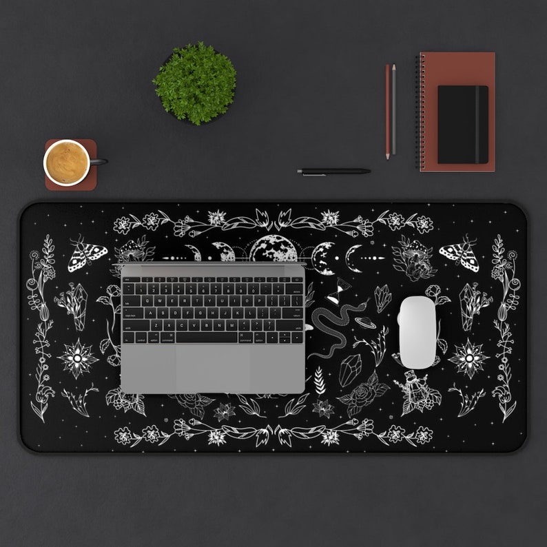Occult Mousepad Goth Desk Mat Goth Office Decor Halloween - Etsy