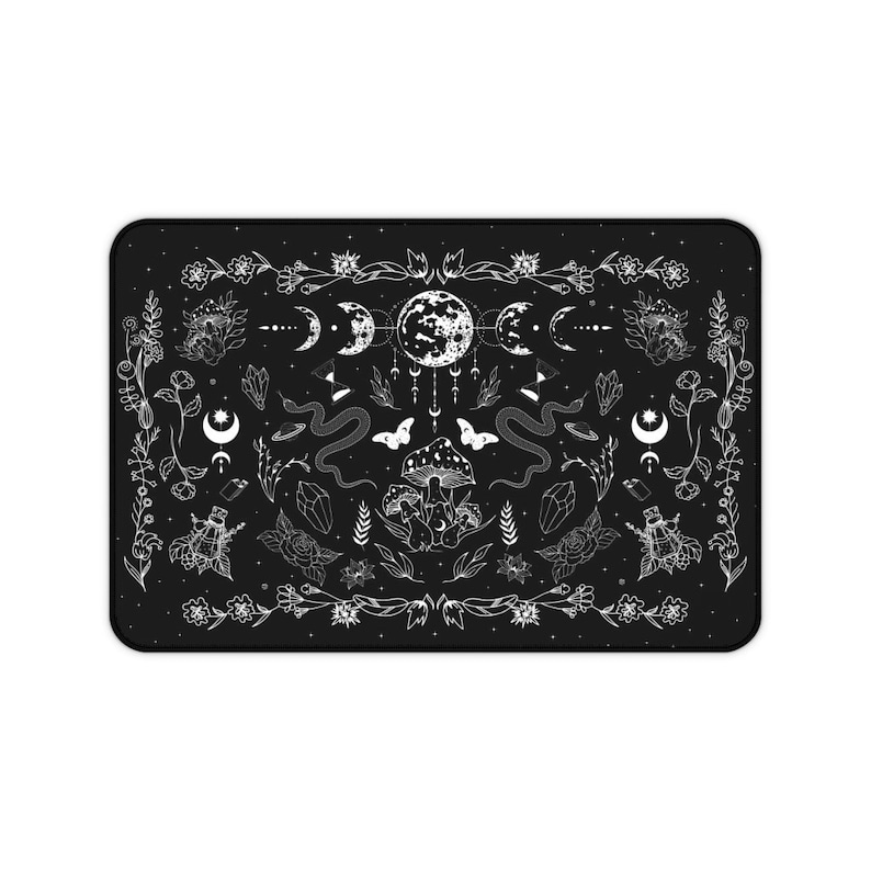 Occult Mousepad Goth Desk Mat Goth Office Decor Halloween - Etsy