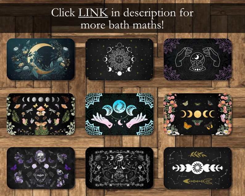 Mushroom Bath Rug Wiccan Witch Decor Aesthetic Goth - Etsy