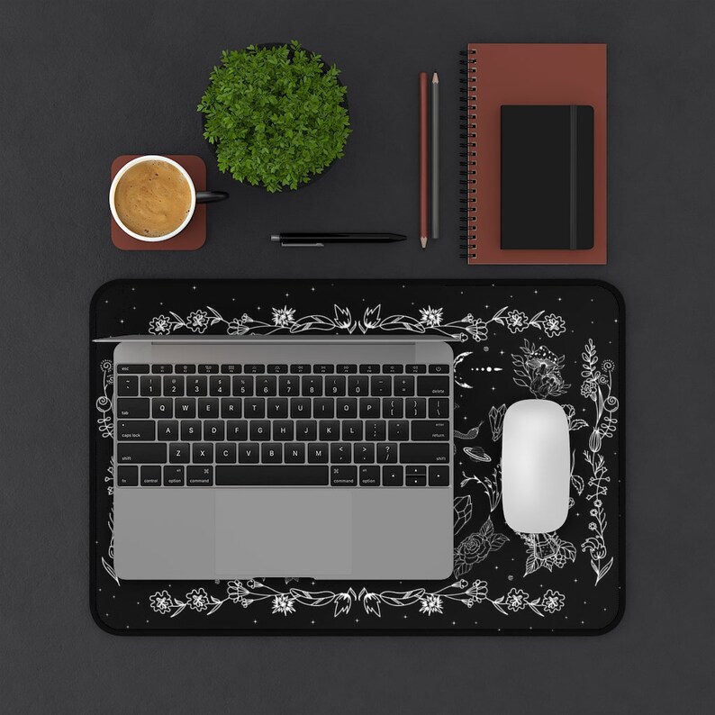 Occult Mousepad Goth Desk Mat Goth Office Decor Halloween - Etsy