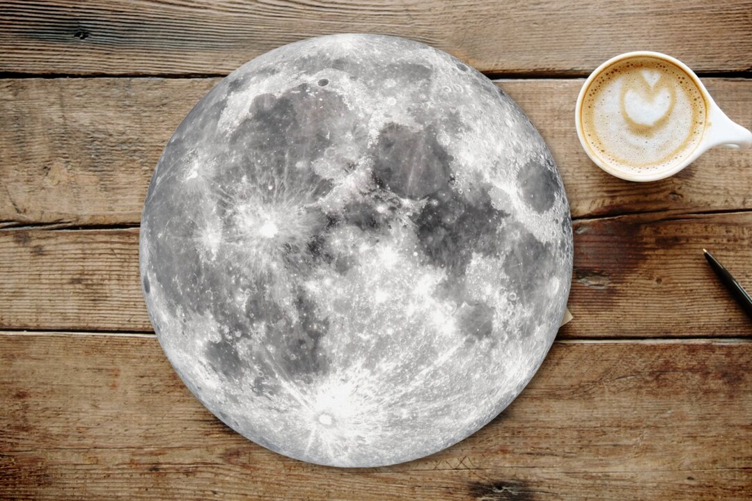 Moon Mouse Pad, Space Mouse Pad, Astronomy Gifts, Galaxy Mouse Pad ...