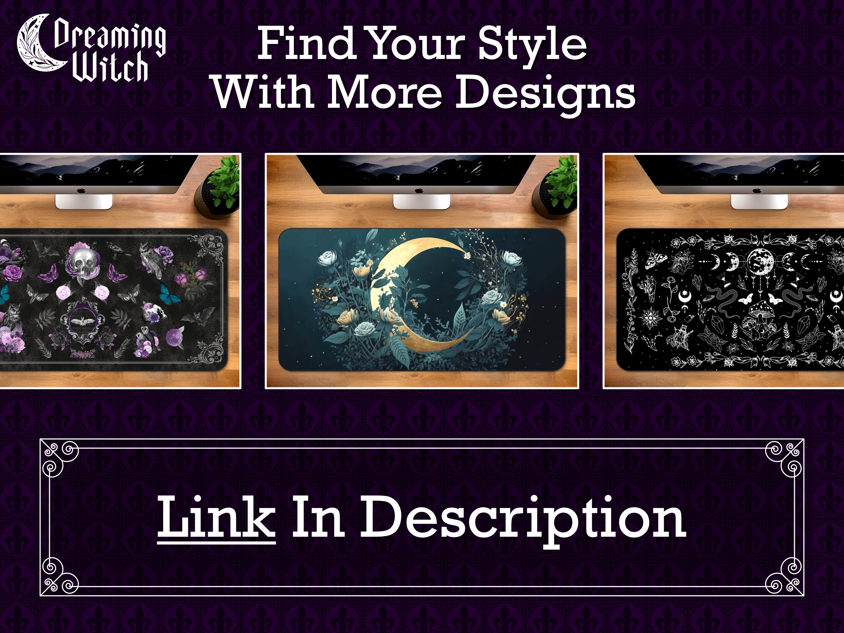 Fairy Butterfly Desk Mat Moth Girl Princess Mouse Pad - Etsy