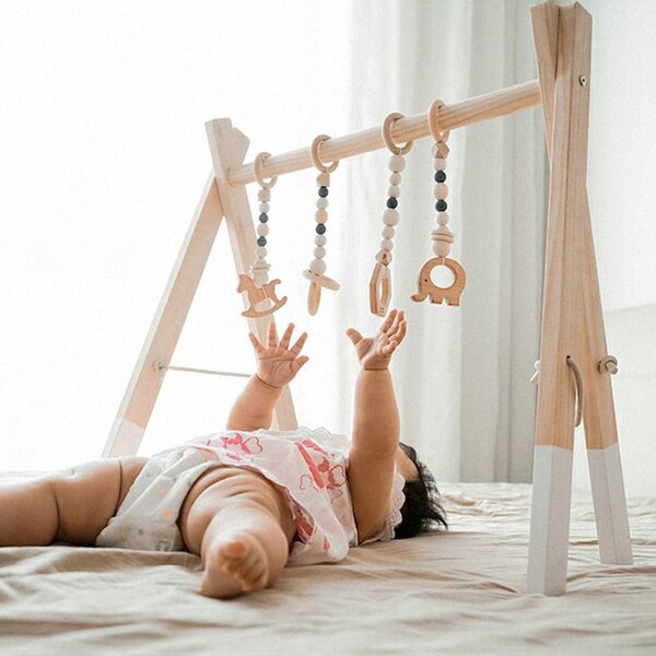 Wooden Baby Gym - Etsy