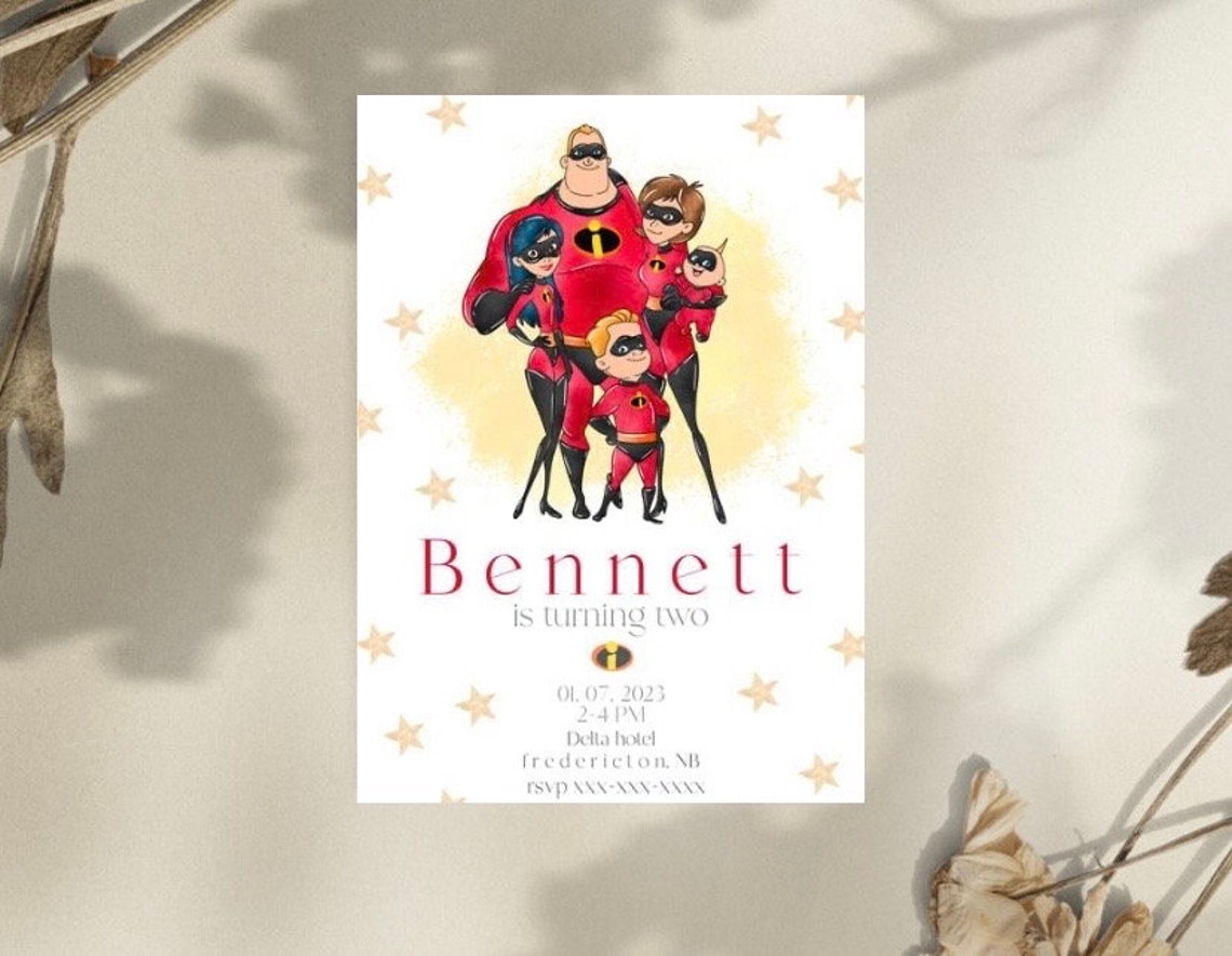 The Incredibles Theme Party, Pixar Theme Party, Disney Birthday ...