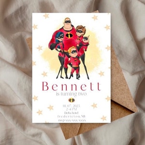 The Incredibles Theme Party, Pixar Theme Party, Disney Birthday ...