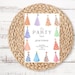Party Hat Digital Birthday Invitation, Birthday Party Editable and ...