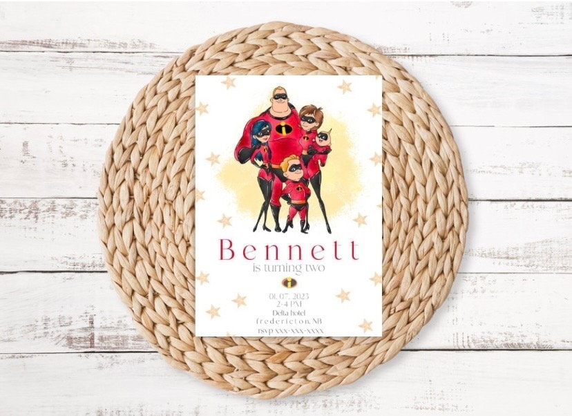 The Incredibles Theme Party, Pixar Theme Party, Disney Birthday ...