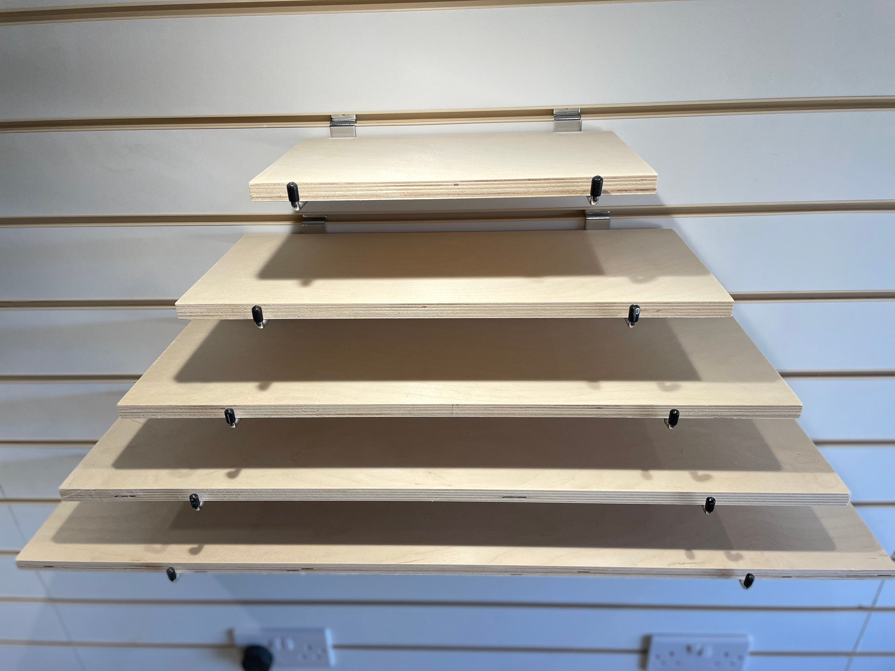 Birch Plywood Shelves Modern Various Sizes Made to - Etsy UK