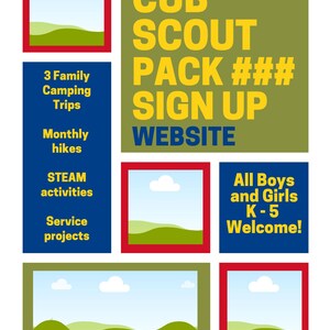 Cub Scout Recruitment Flyer - Etsy