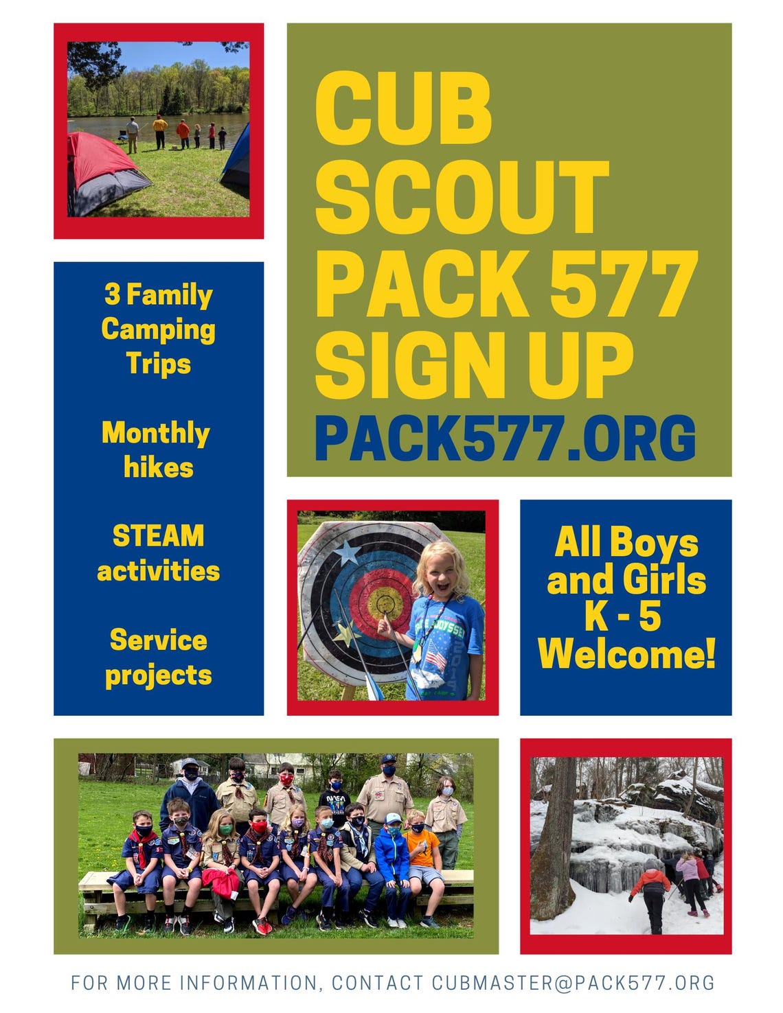Cub Scout Recruitment Flyer - Etsy
