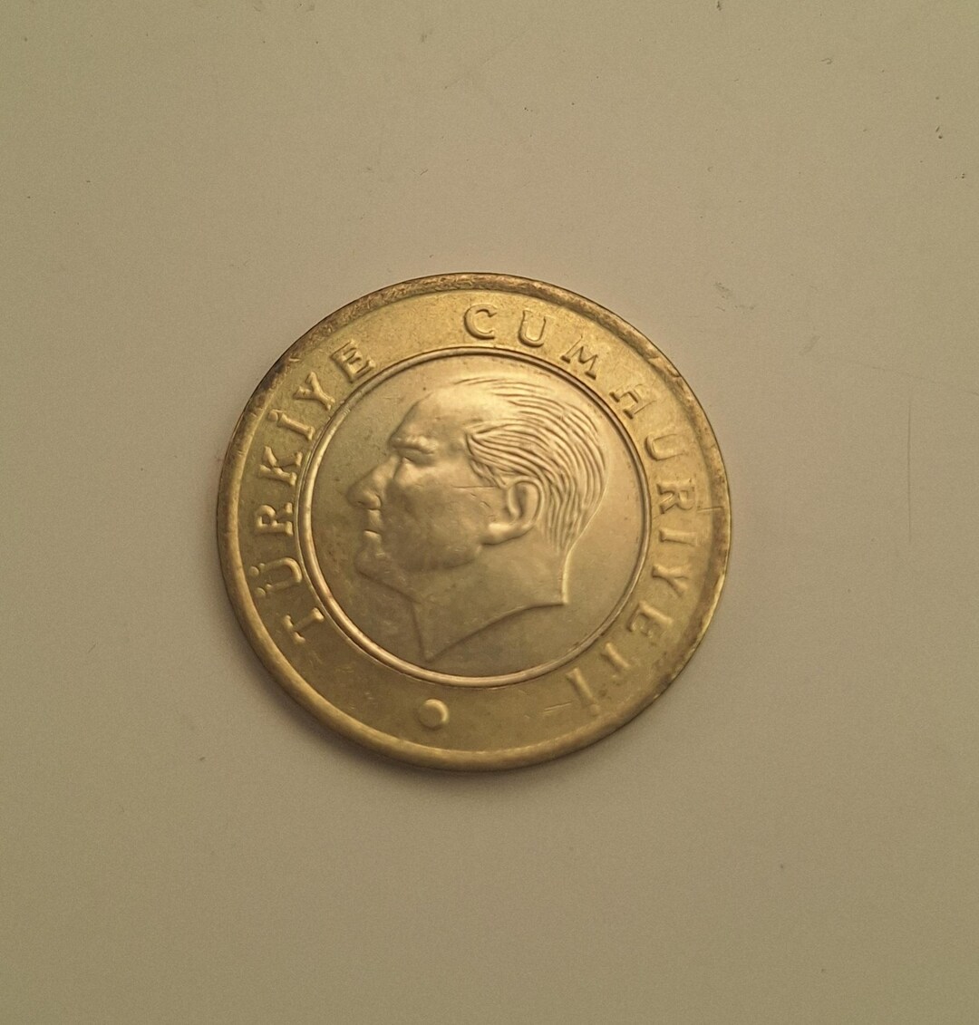 1 Turkish Lira Coin - Etsy