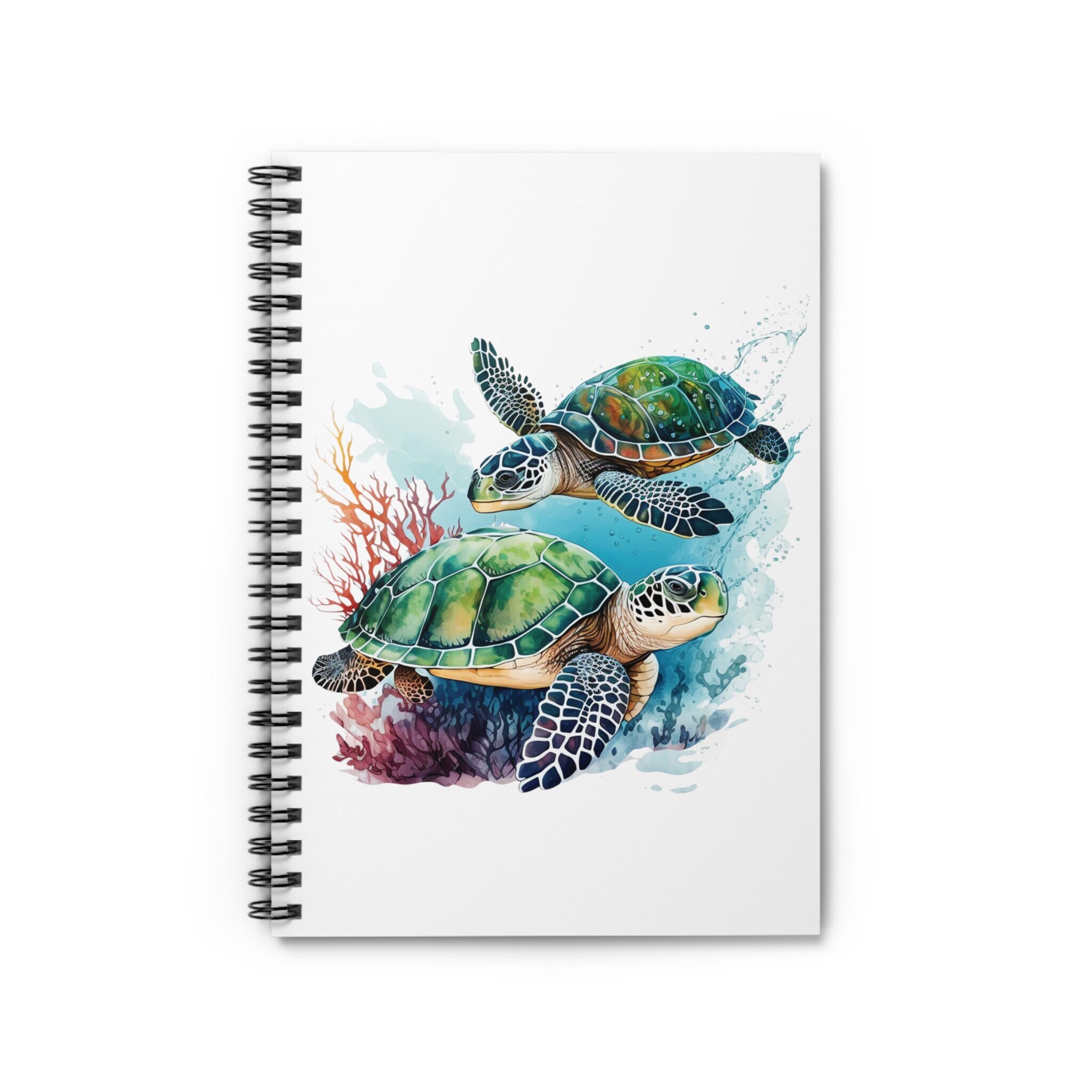 Sea Turtle Notebook, Turtle Lovers Gift, Save Sea Turtles, Sea Turtle ...