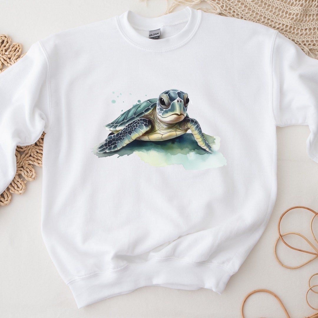 Sea Turtle Sweatshirt, Sea Lover Shirt, Turtle Lovers Gift, Save Sea ...