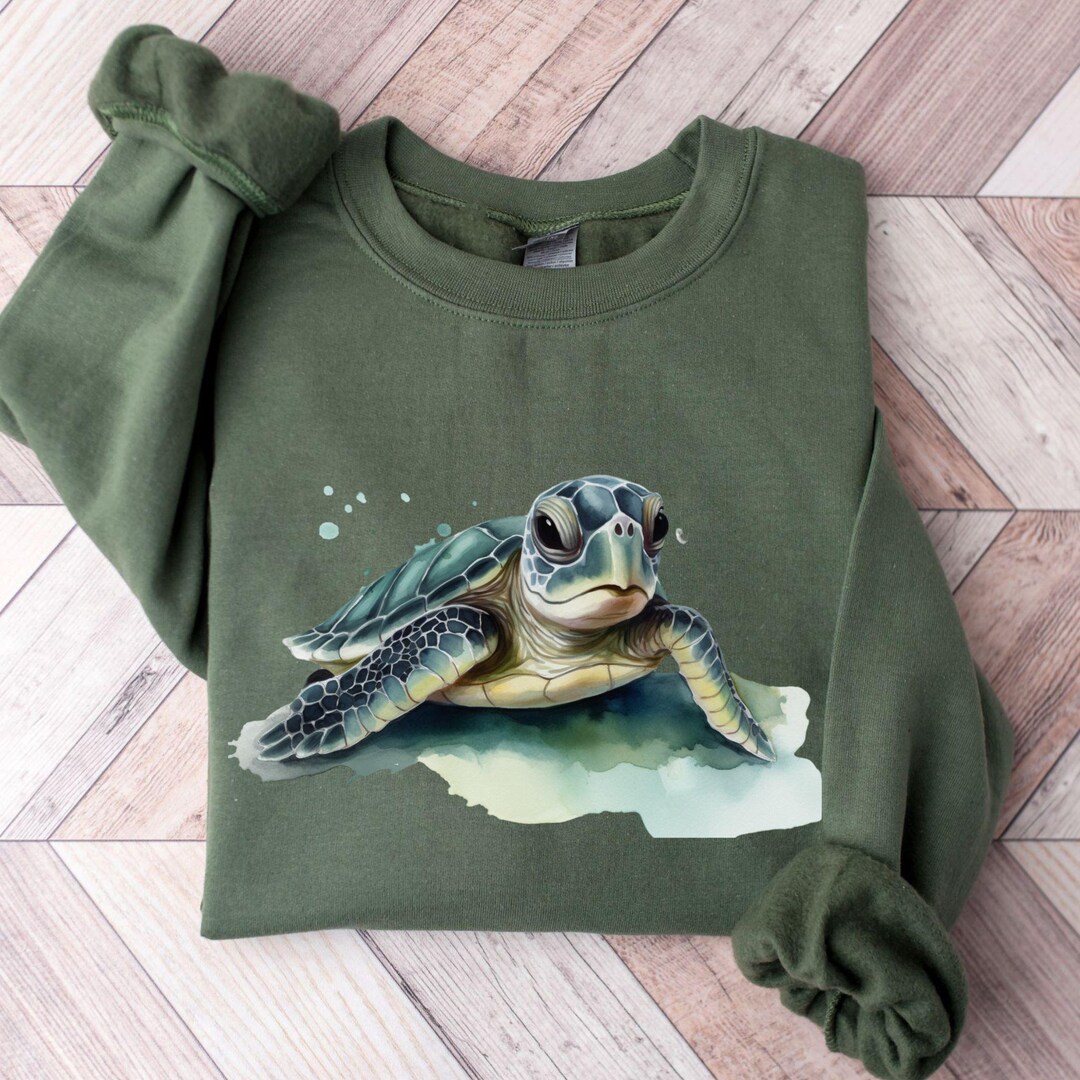 Sea Turtle Sweatshirt, Sea Lover Shirt, Turtle Lovers Gift, Save ...
