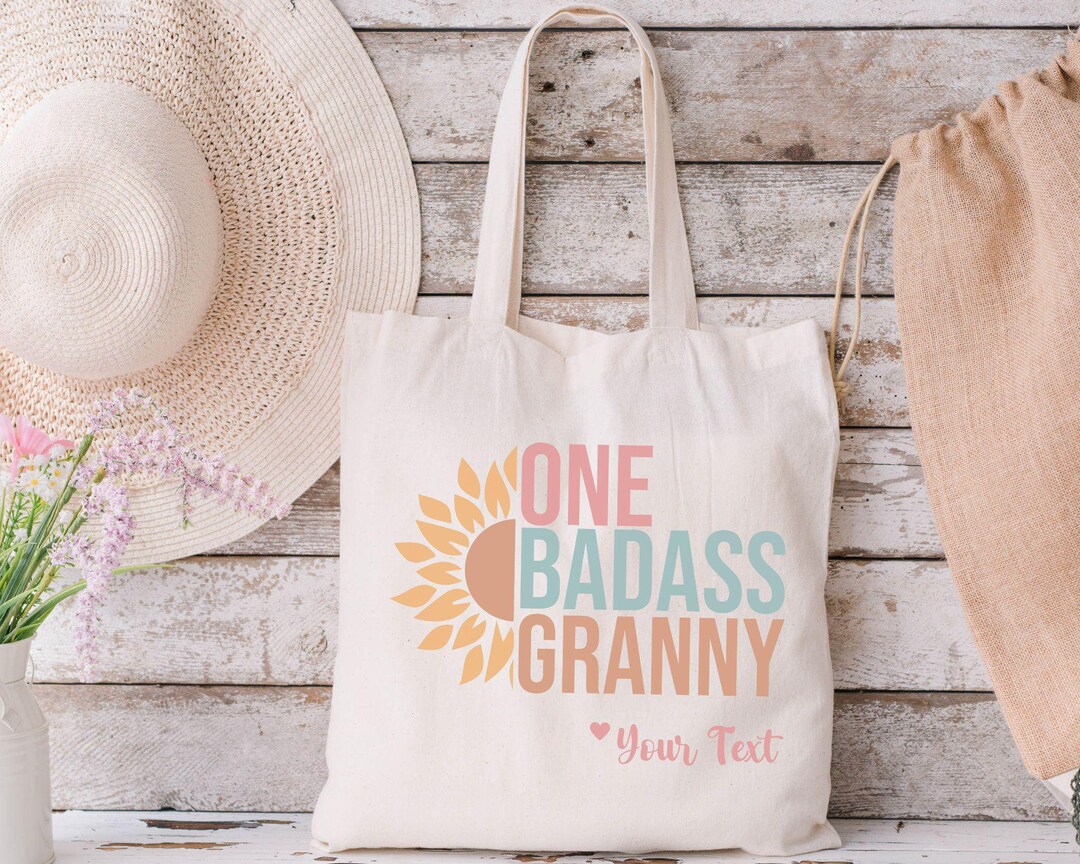 Personalized Granny Tote Bag Custom Granny Birthday Gift, Grandmother ...