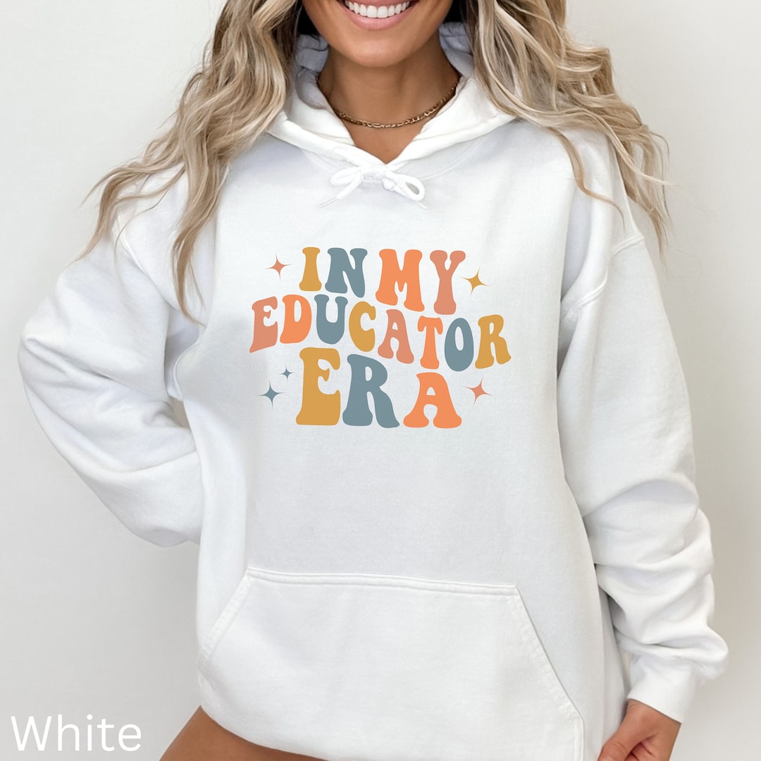 Educator Hoodie Sweatshirt, Retro Teacher Sweat, Groovy Graduate ...