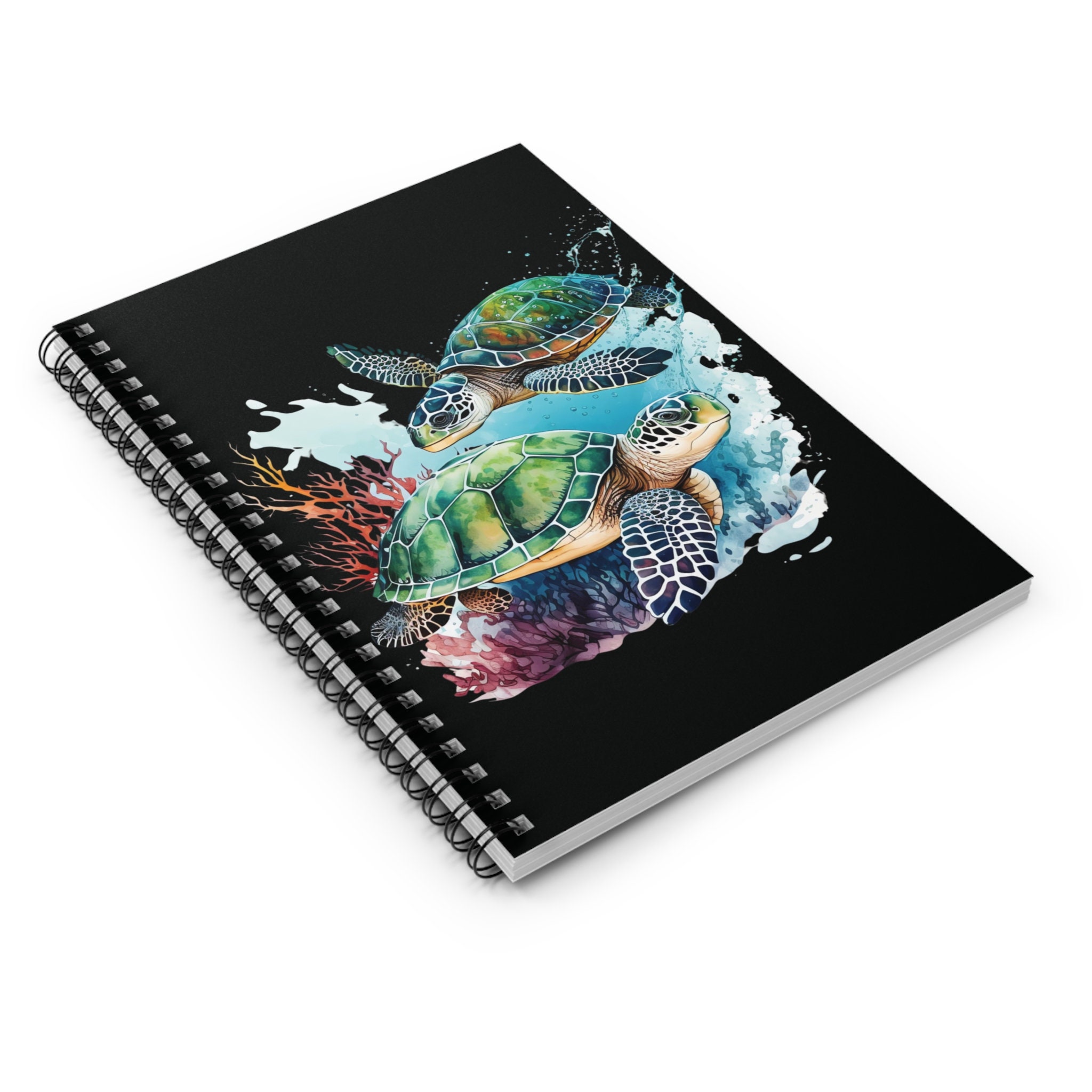 Sea Turtle Notebook, Turtle Lovers Gift, Save Sea Turtles, Sea Turtle ...